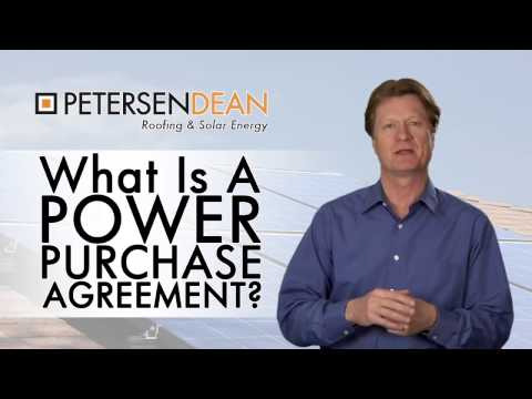 What is a Solar Power Purchase Agreement or PPA