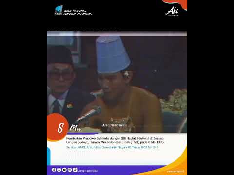 Prabowo Subianto's Wedding Ceremony