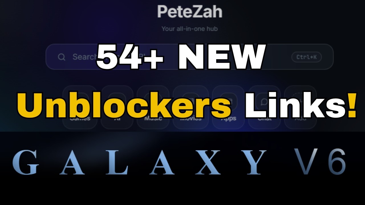 54+ NEW Rare Unblockers Links | Unblocked Websites for School Chromebook (2026)