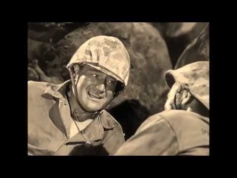 Sands of Iwo Jima (1949) John Wayne scene (3) 720p