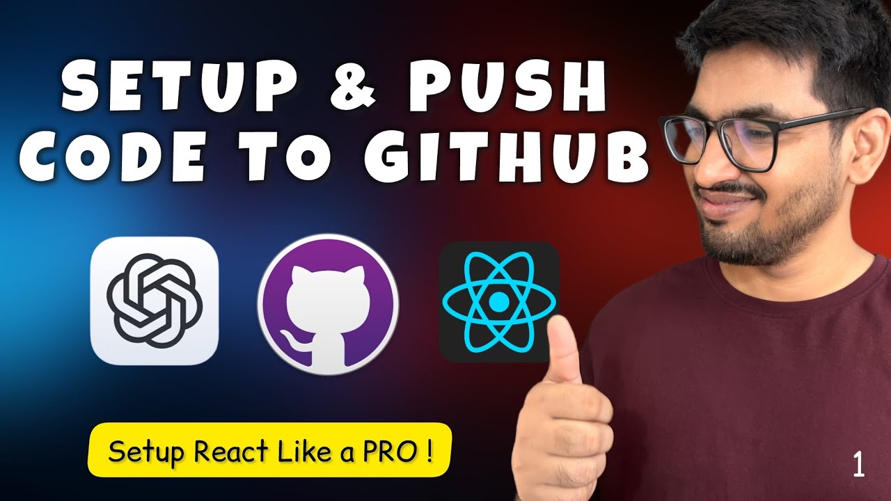 React Project Setup + GitHub Push Using AI Tools (ChatGPT)