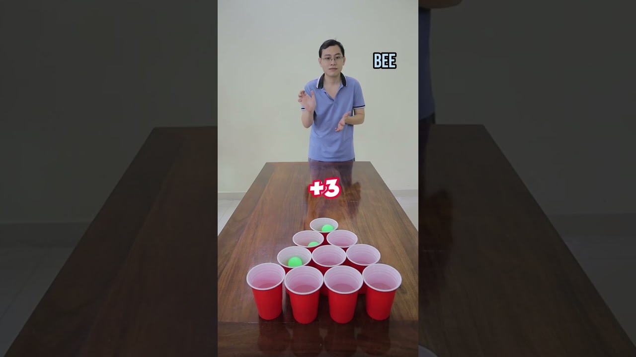Water Pong Cup challenge💦