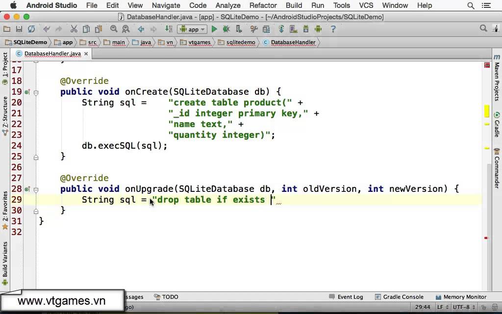 Android SQLite Database Complete Tutorial Part 1