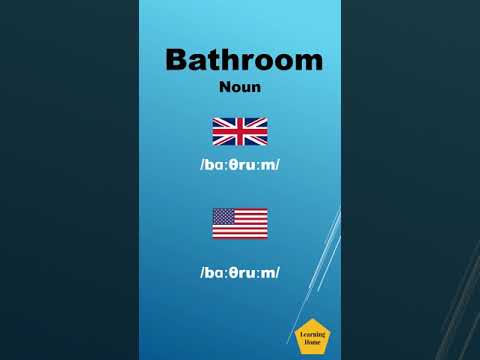 Bathroom meaning pronunciation and synonyms #Shorts