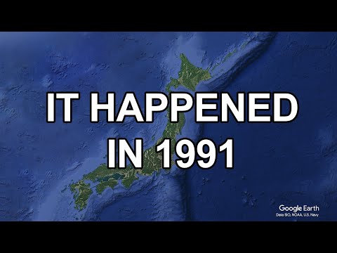 What happened in Japan in 1991?