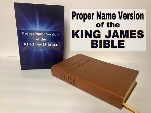 Proper Name Version of the King James Bible Review Deluxe Edition