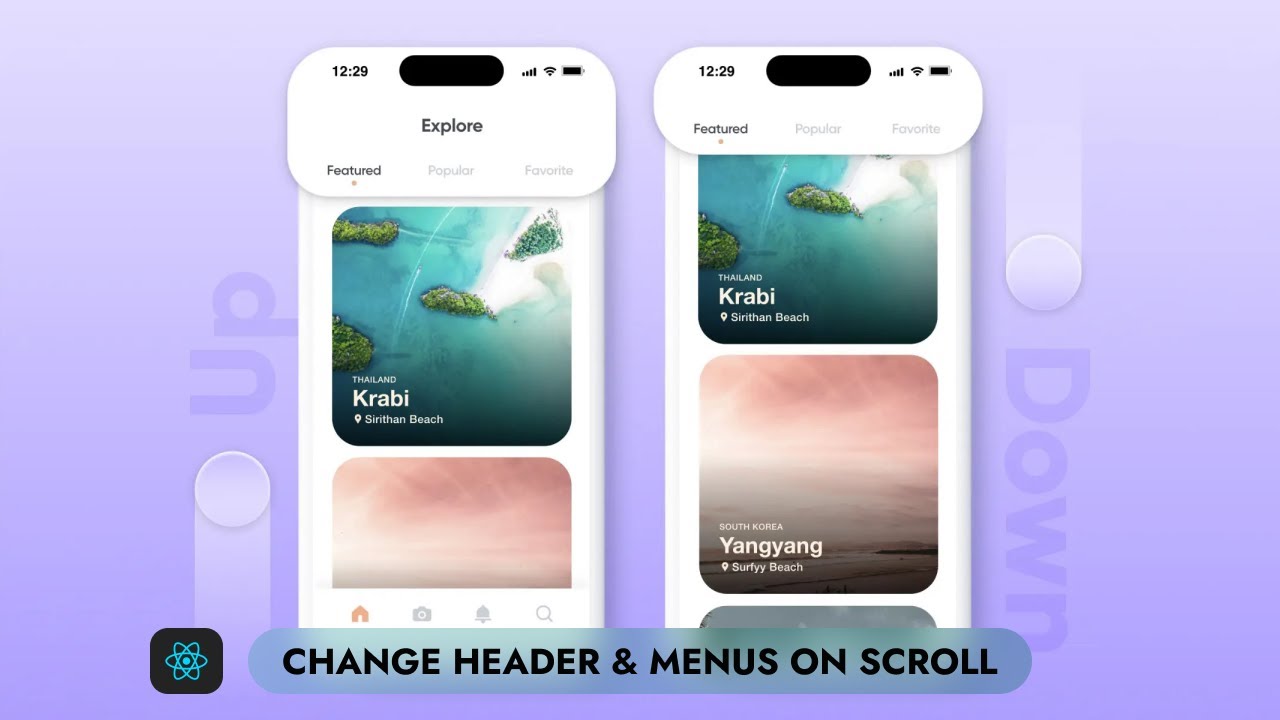 ReactJS & Tailwind CSS Responsive Navigation | Create a Smooth Sticky Header with Animation
