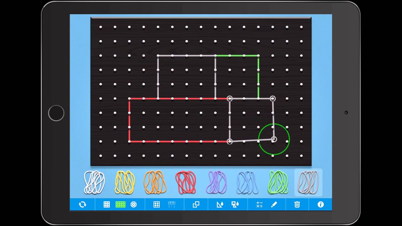 Creating Floor Plans with Geoboard and Explain Everything