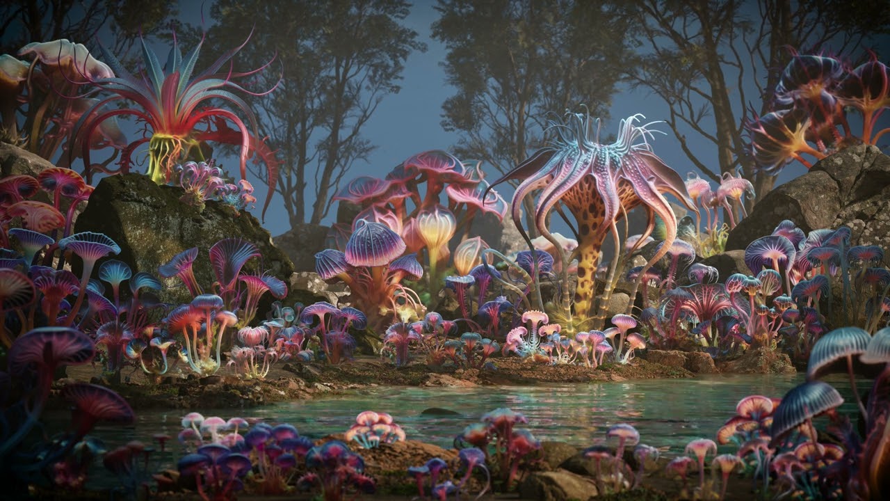 Unreal Engine 5.5 - Alien Plant Pack 01