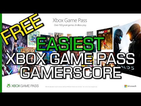 EASIEST XBOX GAME PASS Games for Gamerscore - FREE TRIAL w/ Gold (June 2017)