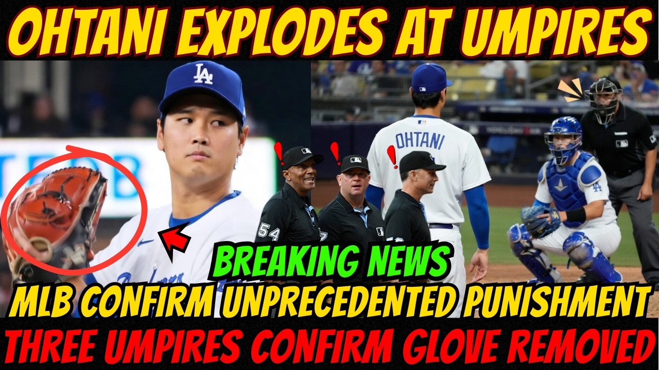 Ohtani Explodes at Umpires After Glove Confiscation, MLB Officials Confirm Unprecedented Punishment