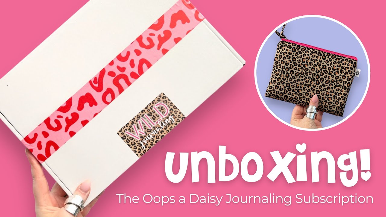 Unboxing the Oops a Daisy Journal Subscription | Big One September 2023 - Wild Journaling