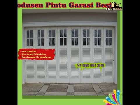 PROFESSIONAL !! Wa 0852 1824 3246 Produsen Pintu Garasi Minimalis Besi Fortress Untuk Cluster Di Be