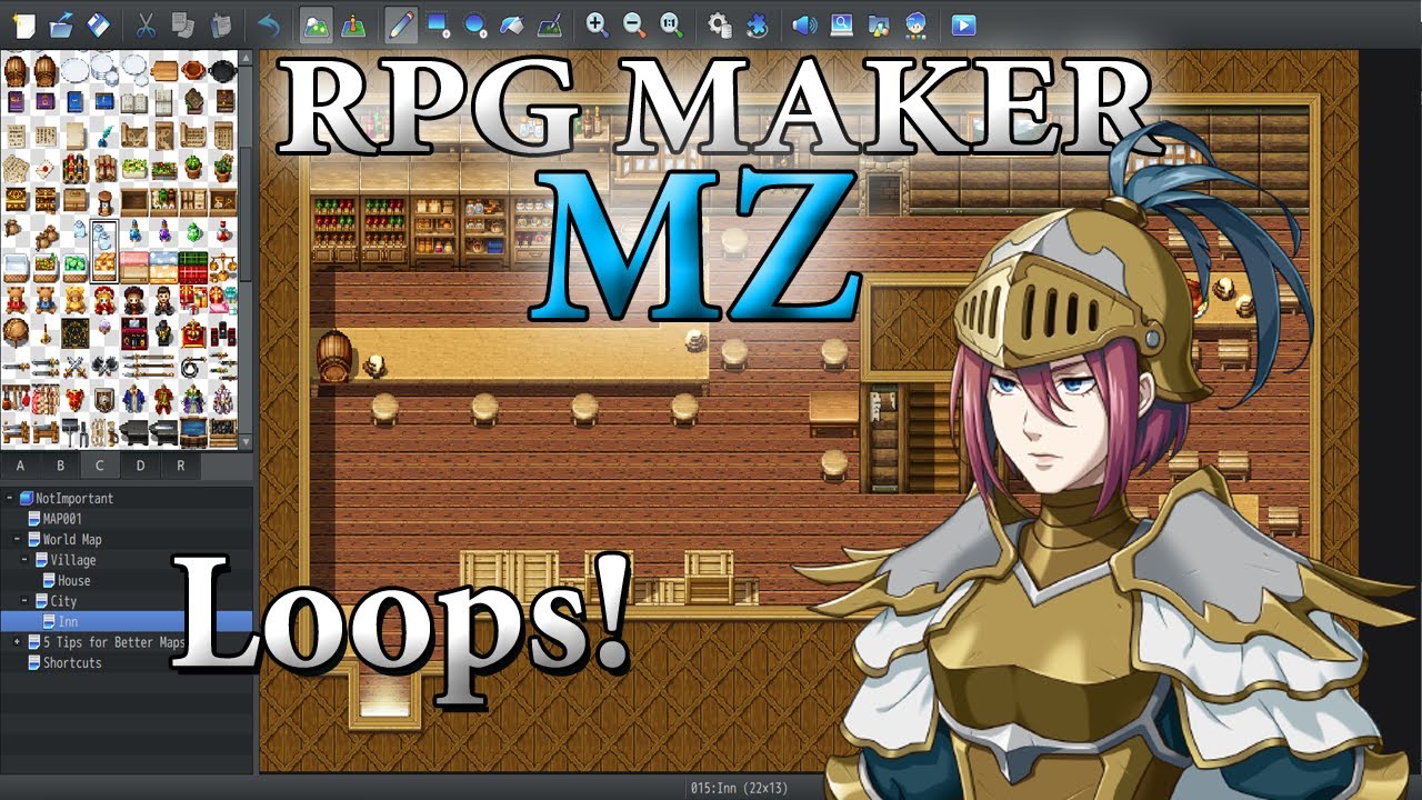 RPG Maker MZ Tutorial #15 - Loops!
