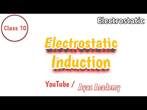 What is a Electrostatic Induction in Urdu (Hindi) | Class 10 Physics