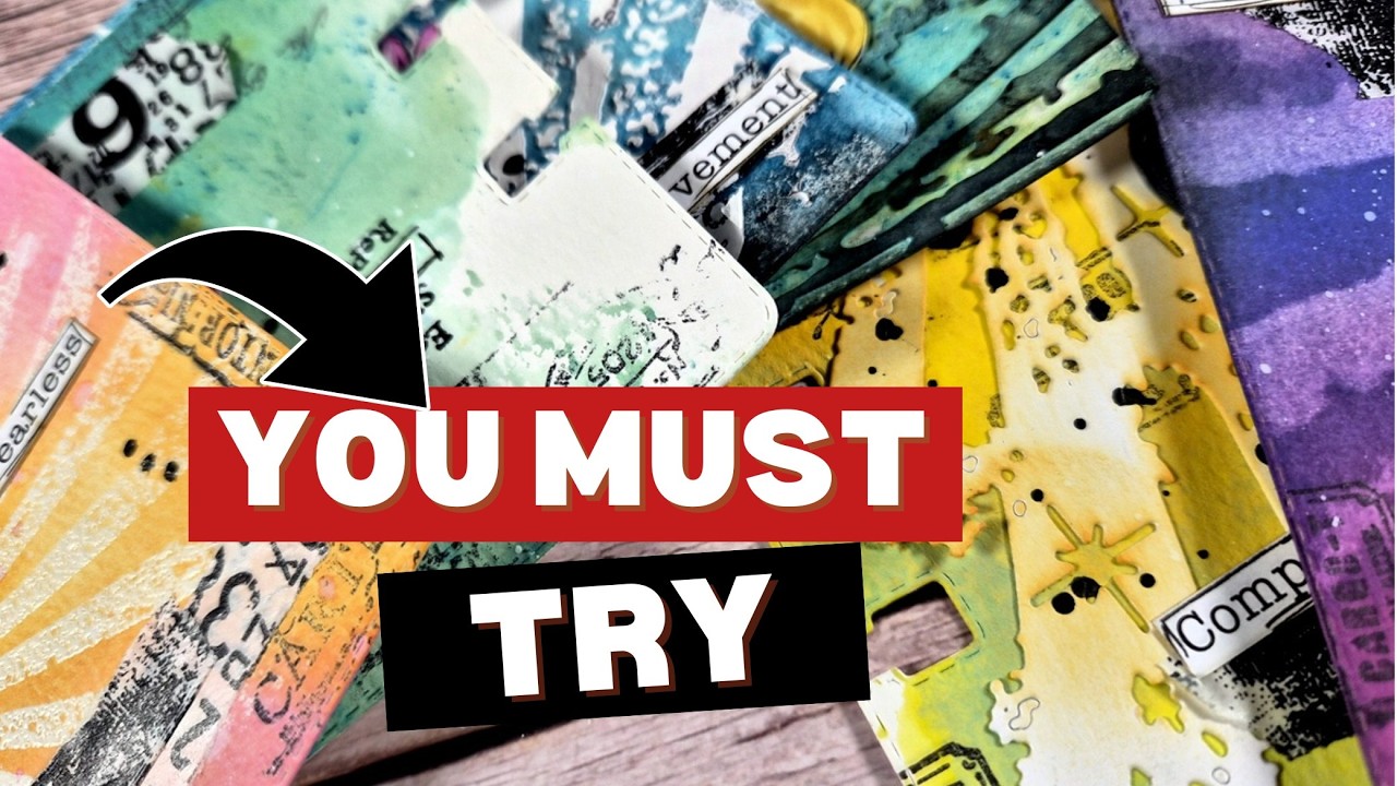 6 background techniques for art journal pages