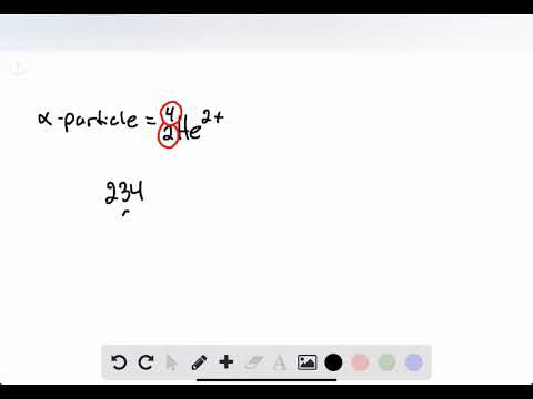 What is an alpha particle What happens to the mass number and atomic number of a nuclide that emits