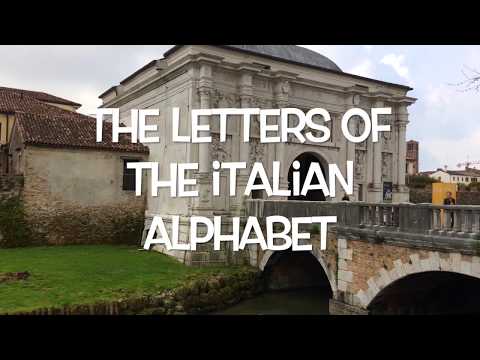 Italian Lesson 1: How to Pronounce the Letters of the Italian Alphabet
