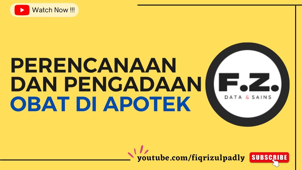 Perencanaan dan Pengadaan Obat di Apotek. Begini Caranya !!!