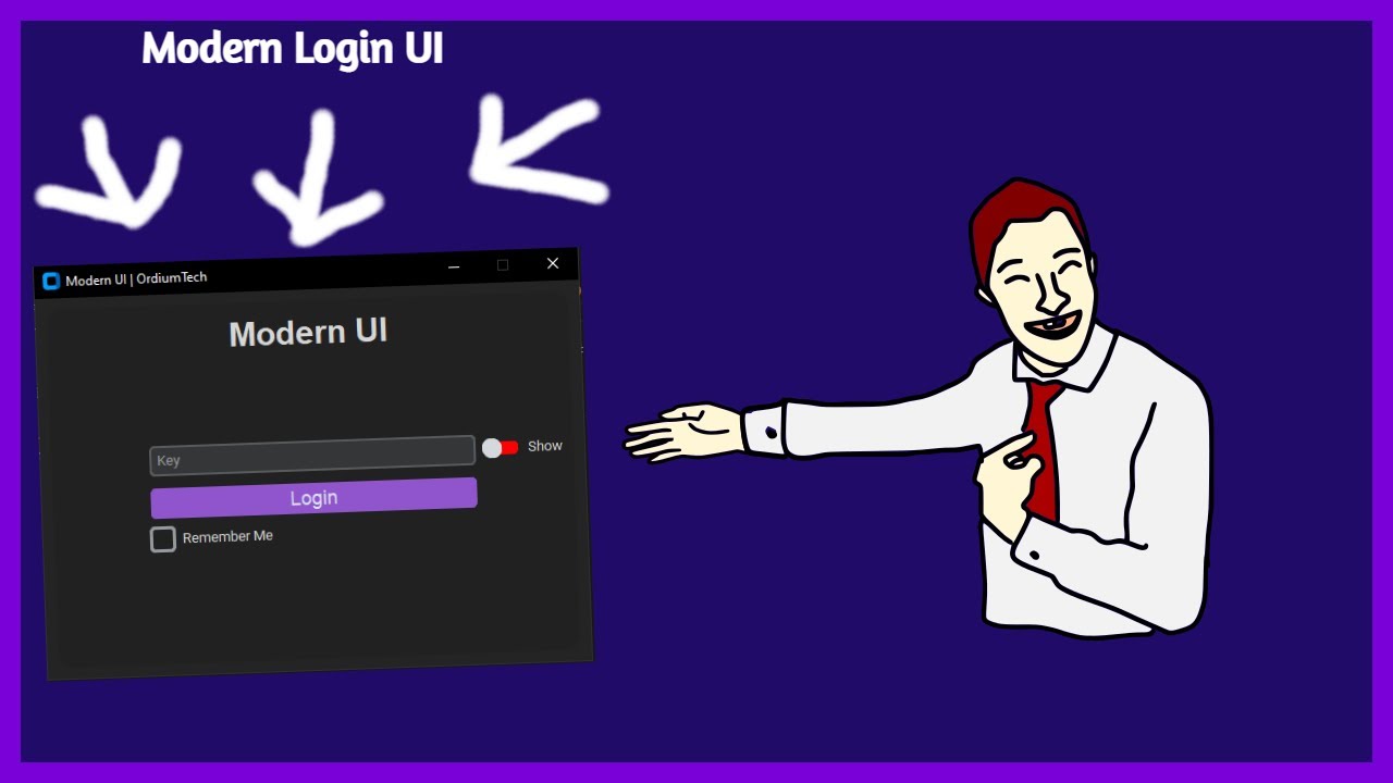 How To Make A Modern Login GUI In Python
