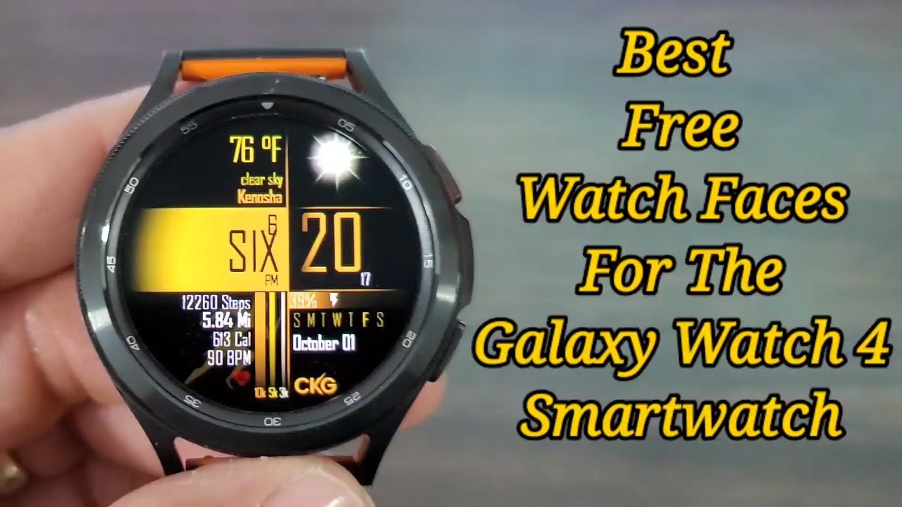 2 Best Free Analog/Digital Watch Face For Galaxy Watch 4 And Android Devices