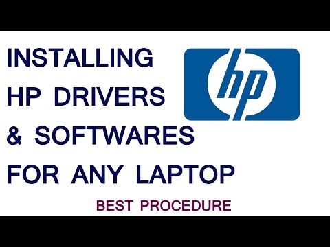 Installing HP drivers and softwares - Easiest Process