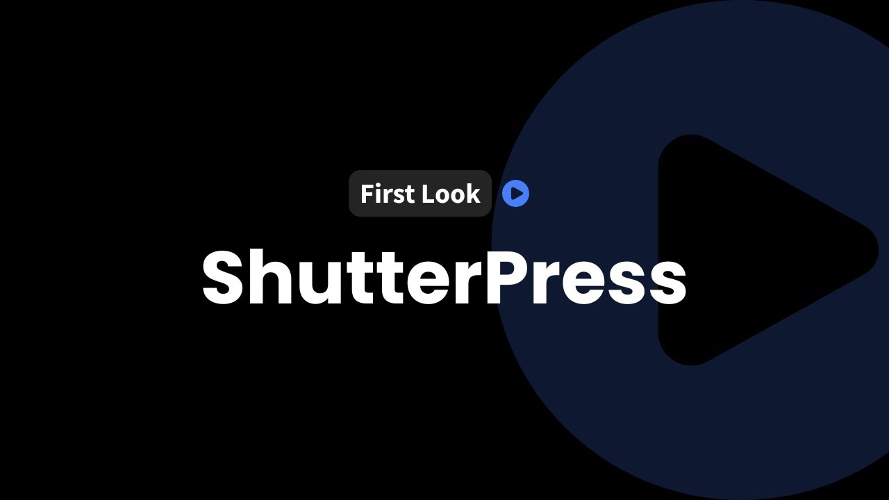 InfluenceWP First Look - ShutterPress