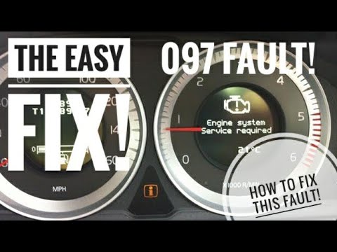 How to fix *ENGINE SYSTEM SERVICE REQUIRED* on your Volvo!! Code 097! - 2009 Volvo S80 D5