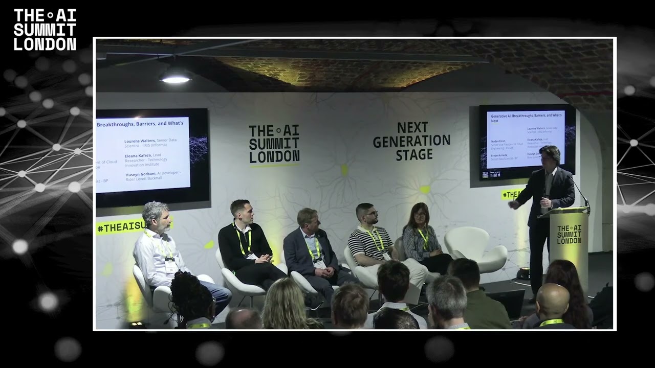 Generative AI: Breakthroughs, Barriers, and What’s Next | The AI Summit London 2025 | Panel Session