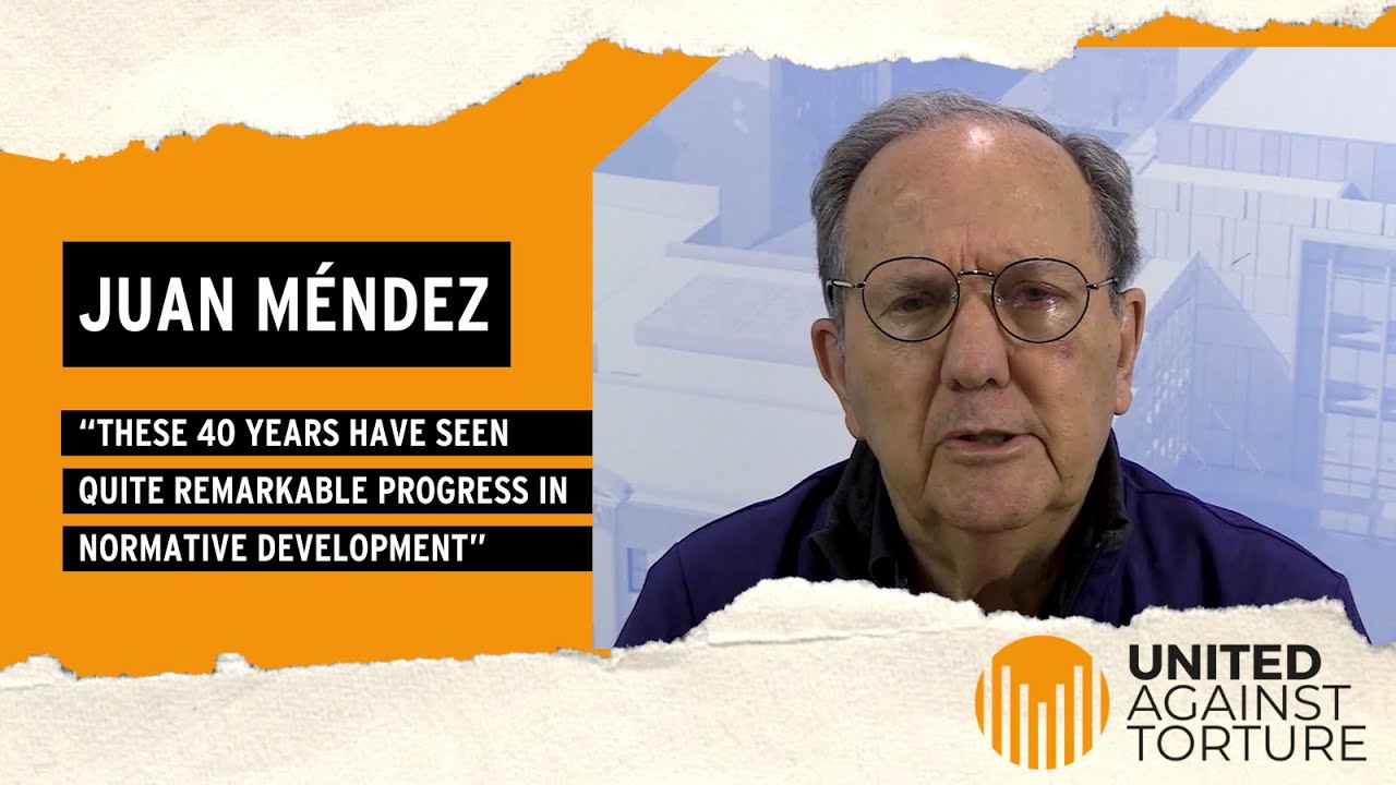 Former UN Special Rapporteur on Torture: 