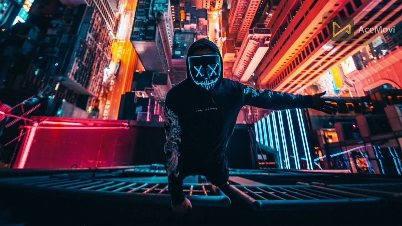 best neon mask man picture