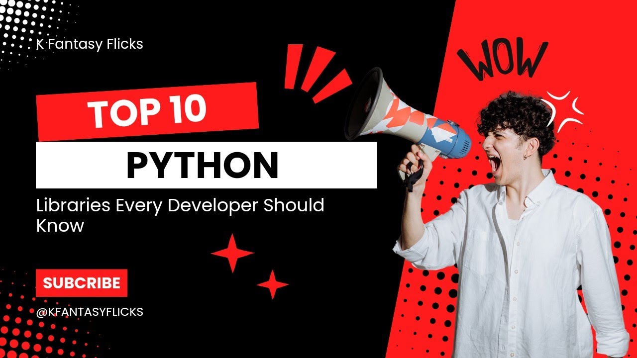Top 10 Python Libraries Every Developer Should Know! #python #coding #programming
