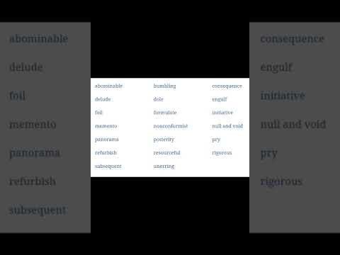 Gr.6 Sadlier Vocab Level A Unit 10