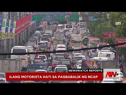 Ilang motorista hati sa pagbabalik ng NCAP | NewsWatch Reports