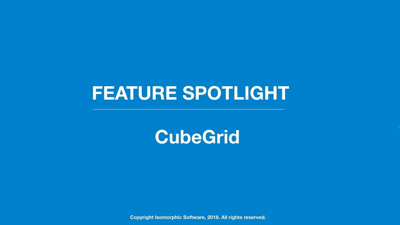Multi-dimensional data analysis (CubeGrid) in your web app