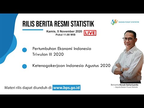 [Rilis BPS] Pertumbuhan Ekonomi dan Ketenagakerjaan Indonesia