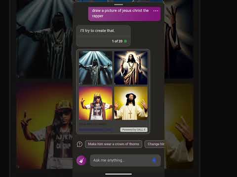 Chat gpt creative mode, Bing AI creates images using Dall-e #shorts