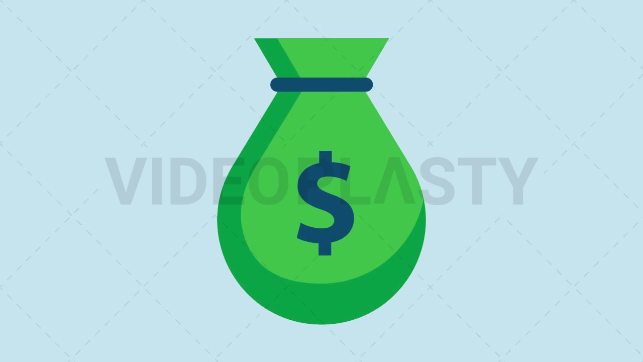 Money Bag Icon (Dollar) Animation [MOV & GIF]
