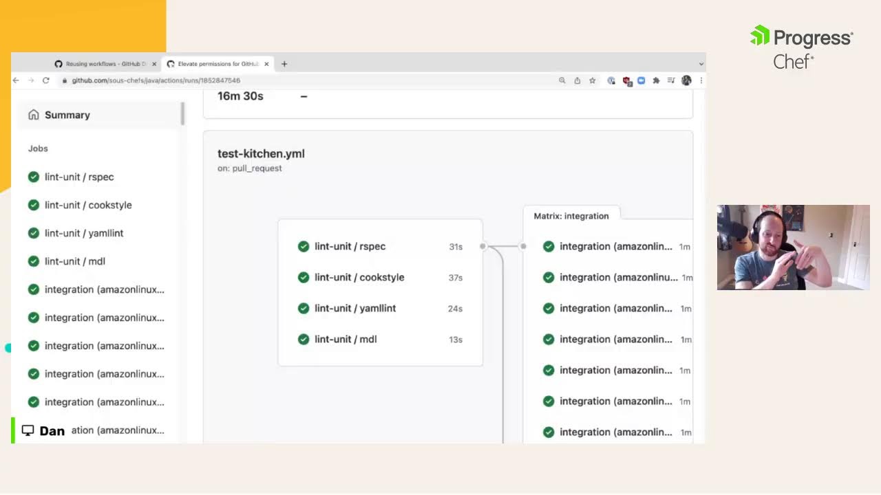 Using GitHub reusable workflows to run your Chef tests