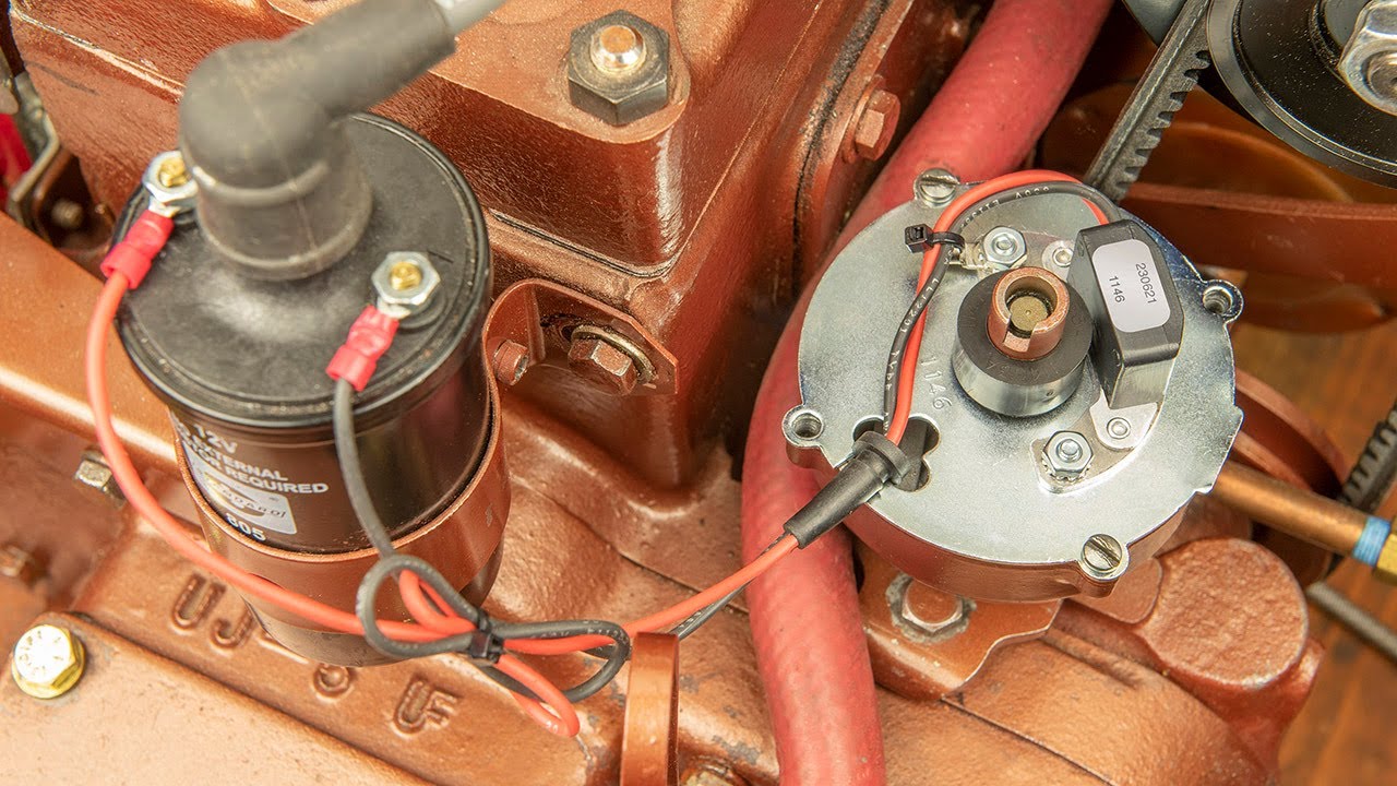 Atomic 4 -  Pertronix ignitor install