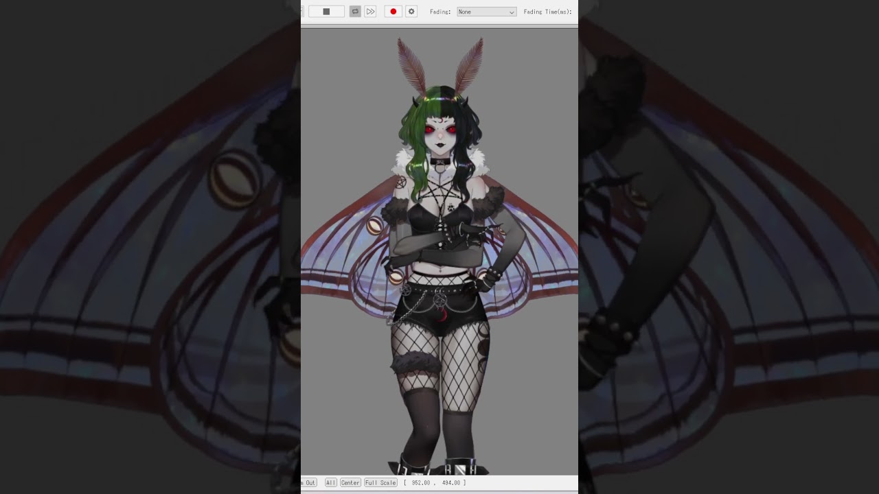 Emuuki Vtuber wing conditional physics