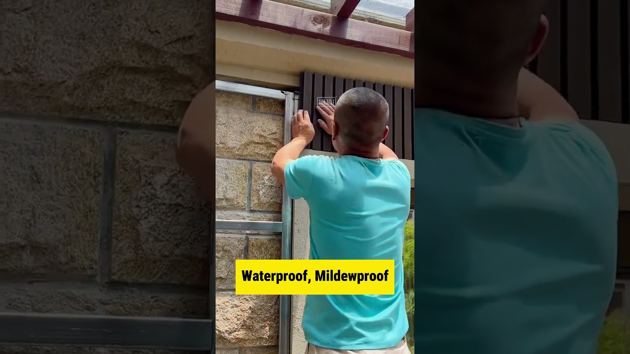 Use this WPC Wall Cladding #walldecoration #construction #kuai #wpc