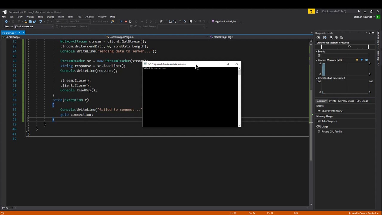 TCP Socket Tutorial (C#, Visual Studio, Networked Console Apps)