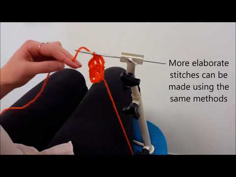 One Handed Crochet Aid - Demonstration TADACT