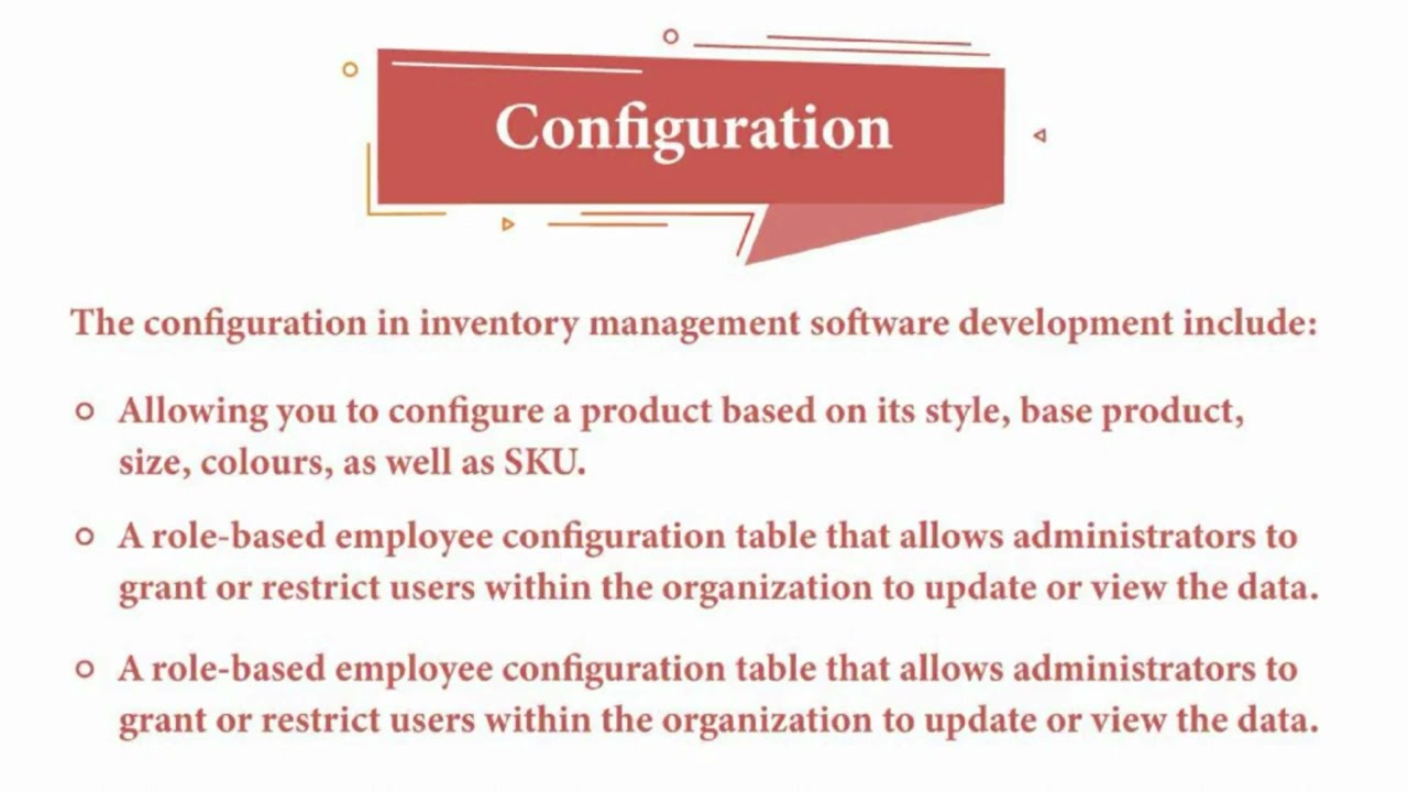 Inventory Management Software Development Costs and Features