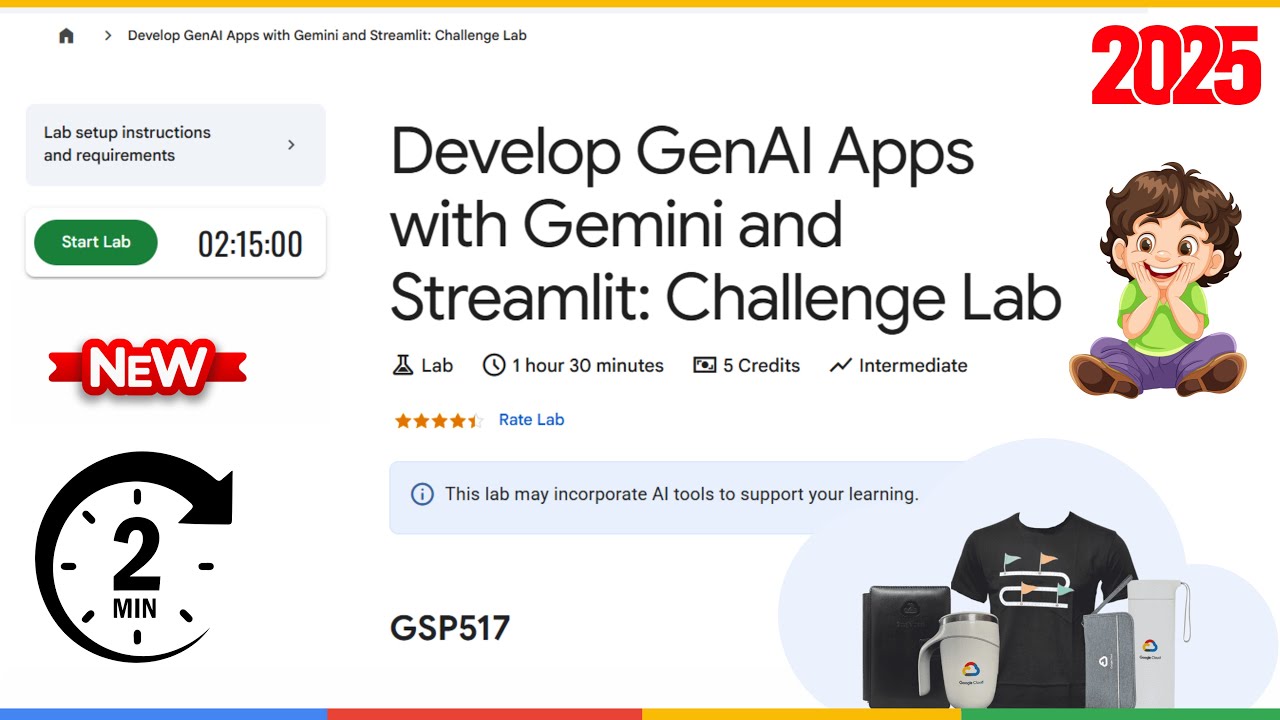 Develop GenAI Apps with Gemini and Streamlit: Challenge Lab
