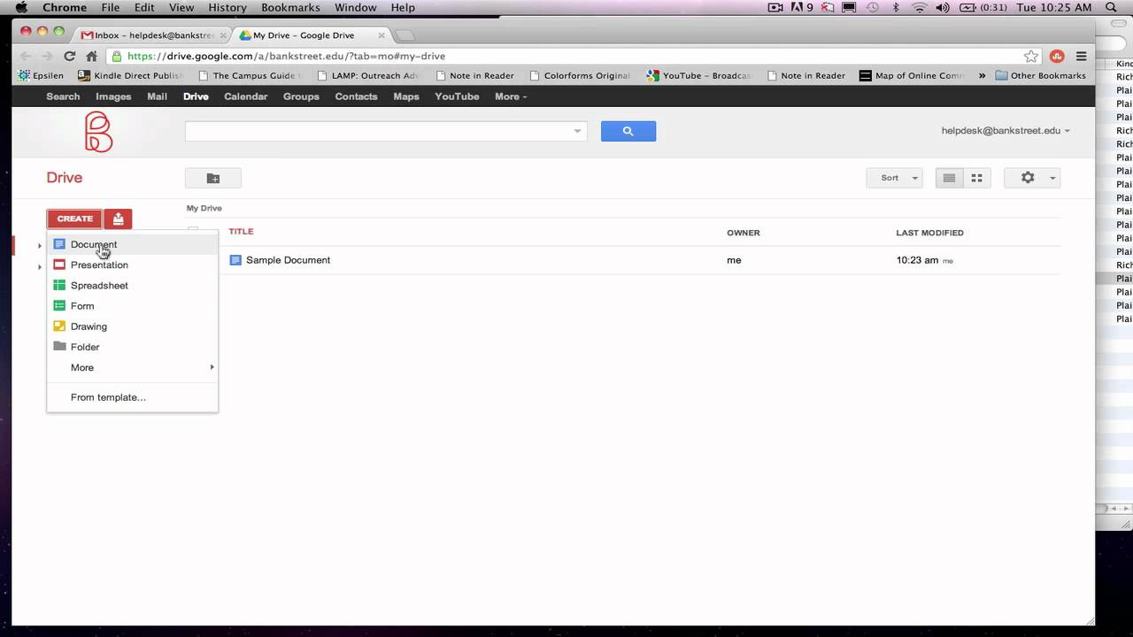 Google Drive Quickstart
