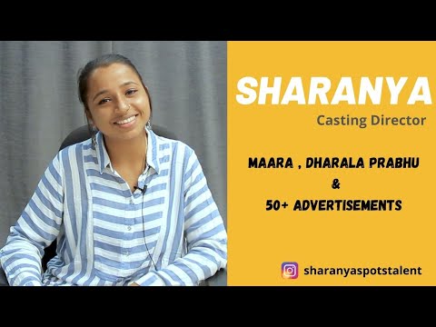 Casting Director Sharanya (Maara & Dharala Prabhu) talks about best acting school in Chennai