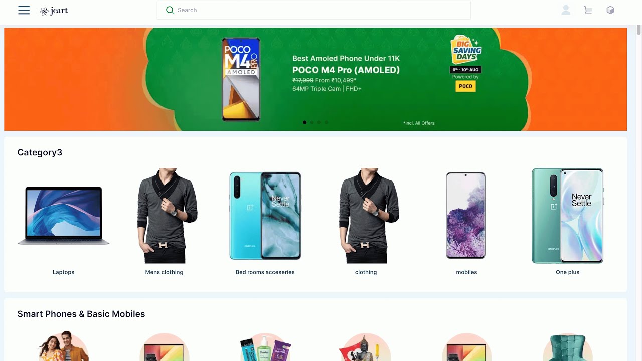 Multivendor E Commerce Website in php | online shopping website