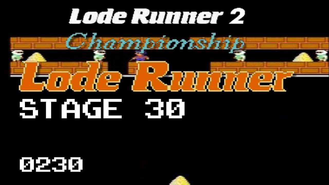 Lode Runner 2 - Stage 30 [0230]